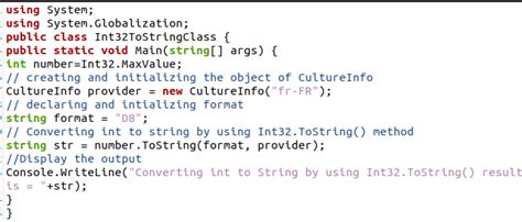 C Int To String DevsDay Ru