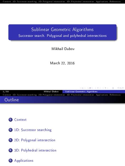 sublinear geometric algorithms pdf time complexity vertex geometry