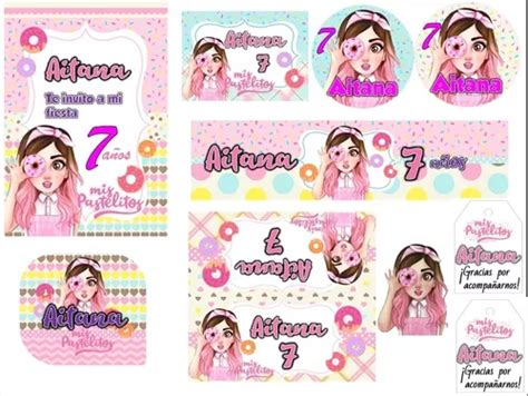 Kit Imprimible Editable Mis Pastelitos Meses sin interés