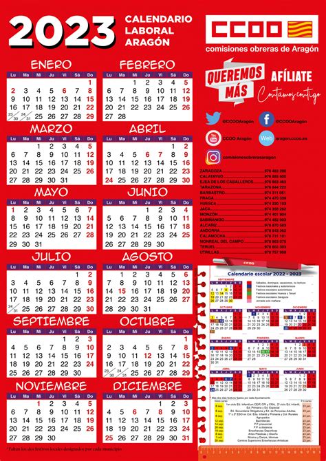 Calendario Laboral 2023 Nacionales Ecuatorianas IMAGESEE