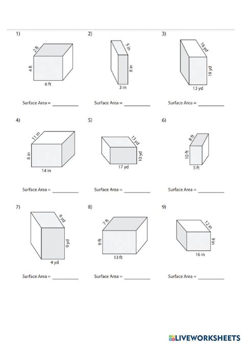 Volume Rectangular Prism Worksheet Rectangular Prism Worksheets