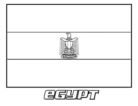 Bandeira Do Livro De Colorir Do Egito Para Imprimir E Online