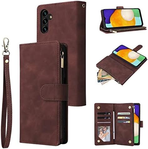 UEEBAI Wallet Case For Samsung Galaxy A14 5G Premium Vintage PU
