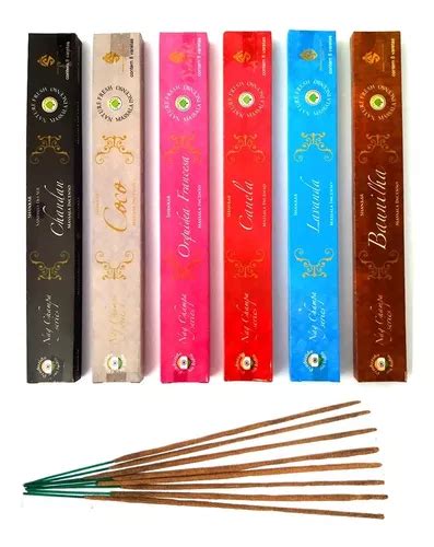 Incenso Shankar Massala Nag Champa 6 Aromas Selecionados MercadoLivre