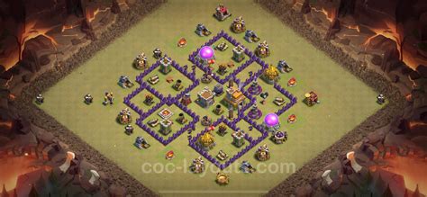 Best Anti 3 Stars War Base TH7 With Link Anti Air Dragon 2023 Town