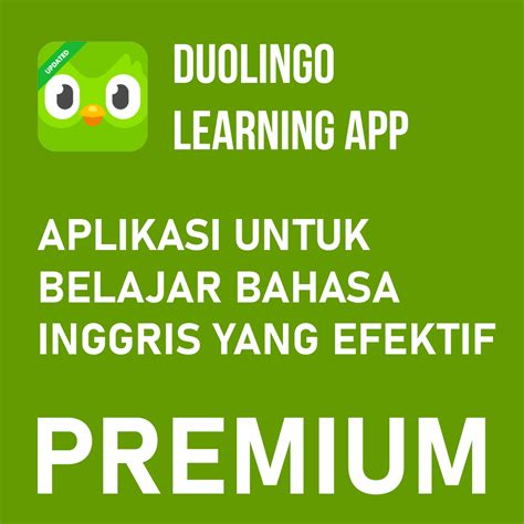 Jual DUOLINGO Aplikasi Belajar Bahasa Inggris Dengan Mudah Dan Efektif