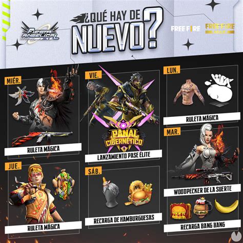 FREE FIRE Agenda Semanal Del 29 De Junio Al 5 De Julio Nuevo Pase