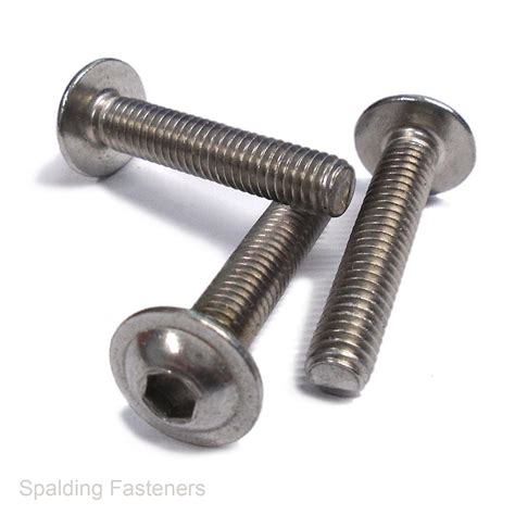 M3 M4 M5 M6 M8 M10 A2 Stainless Steel Socket Flange Button Screw Bolts