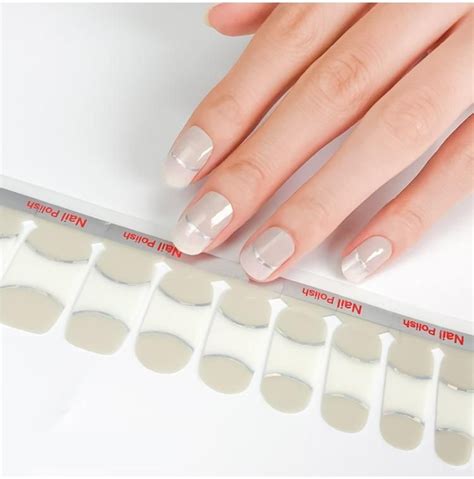 In The Kit 20 Nail Polish Wraps In 10 Inclusive Sizes Double Sided