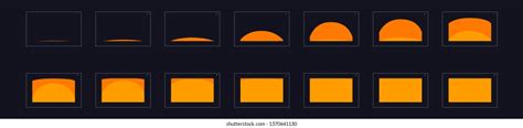 Animation Transitions Effect Sprite Sheet Transitions Stock Vector
