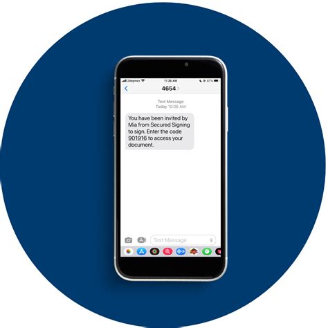 SMS Authentication Digital Signing Feature Secured Signing
