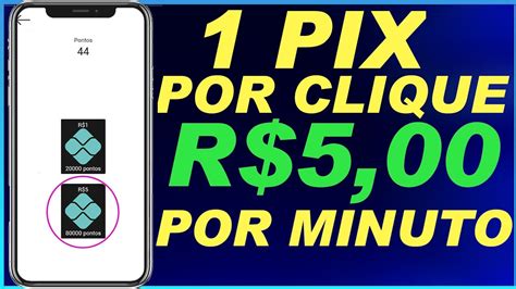 GANHE 1 PIX POR CLIQUE AGORA MELHOR APLICATIVO PAGANDO VIA PIX NA