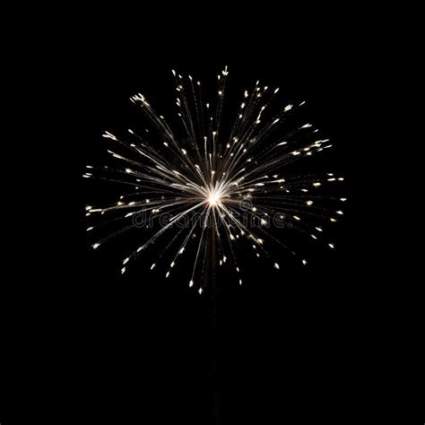 Fuegos Artificiales Sobre Fondo Negro Encender El Cielo Fuegos