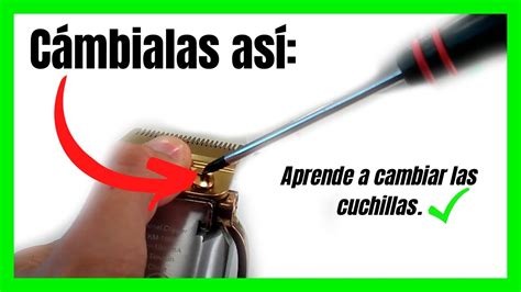 Como AJUSTAR CUCHILLAS Maquina WAHL Cambiar Cuchillas Maquina Wahl