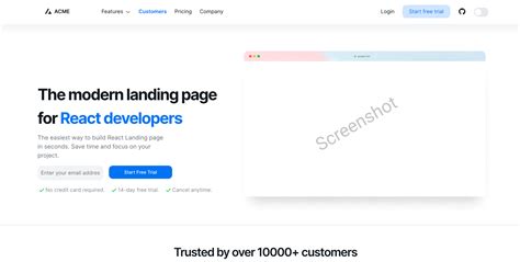 Nextui Next Js Landing Page Template Next Js Templates