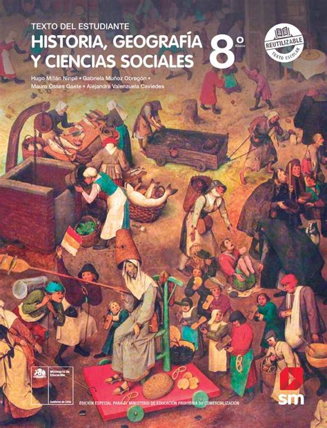 Libro de Historia Geografía y Ciencias Sociales 8 Básico 2024