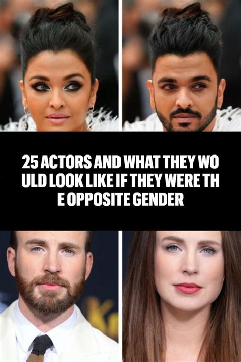 25 Actors And What They Would Look Like If They Were The Opposite