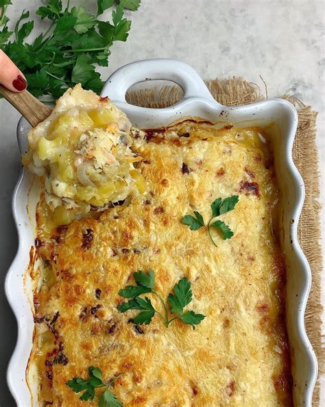 Bacalhau Cremoso Gratinado Batata Doce Fica A Dica