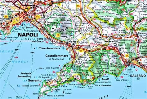 Amalfi Coast Naples Italy Map Shared Tours From Naples Port With