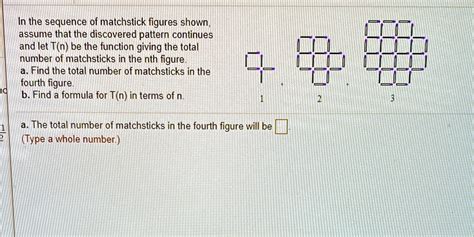 solved in the sequence of matchstick figures shown assume that the discovered pattern