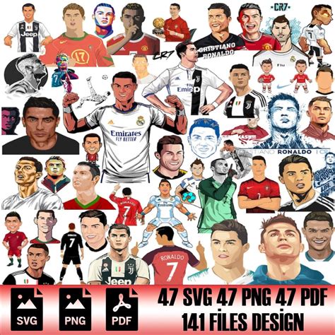 Cristiano Ronaldo Svg Cr7 Png Laser Cutting Layered Files Svg File
