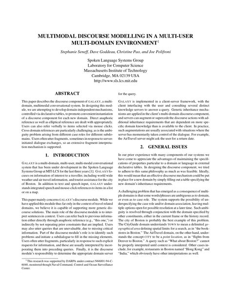 pdf multimodal discourse modelling in a multi user multi domain environment