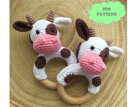 HAAKPATROON Rammelaar Koe Van KNUFL Op Etsy