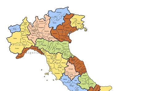 Mappa Politica Italia