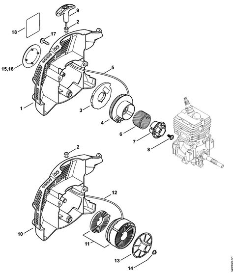 Exploring The Components Of The Stihl FS70 A Handy Parts Diagram