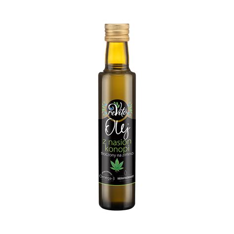 ReVito Olej konopny tłoczony na zimno 250 ml Dr Max Drogeria