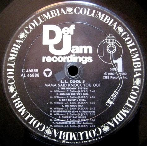 Music Crates L L Cool J Mama Said Knock You Out 1990
