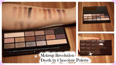 Makeup Revolution Chocolate Palette Swatches Saubhaya Makeup
