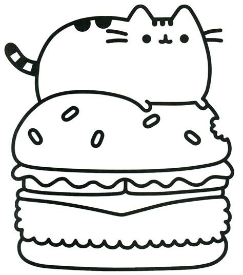 Pusheen Jugando Al Juego Para Colorear Imprimir E Dibujar
