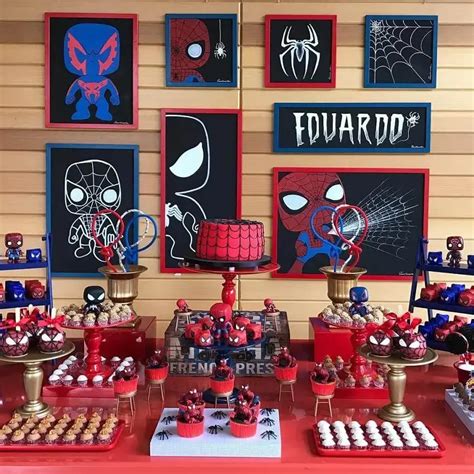 Festa do Homem Aranha Como Fazer 81 Fotos e Dicas de Decoração Criativa