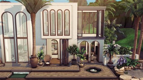 I Ve Built A GALLERY SUMMER HOUSE The Sims 4 Speed Build YouTube