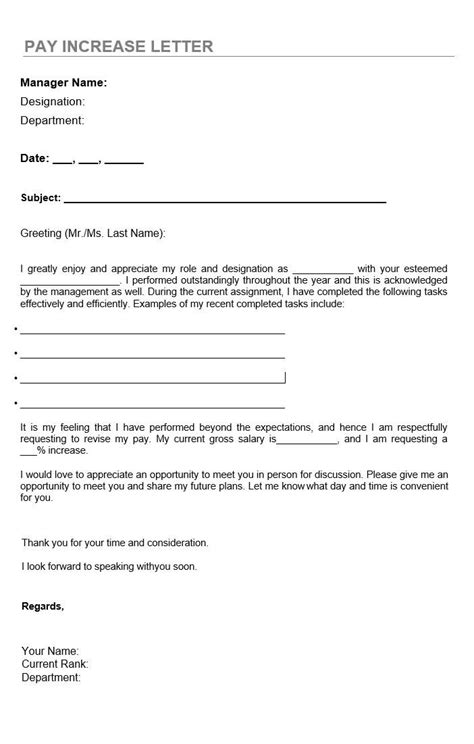 Salary Increase Sheet Template Free Sheet Templates