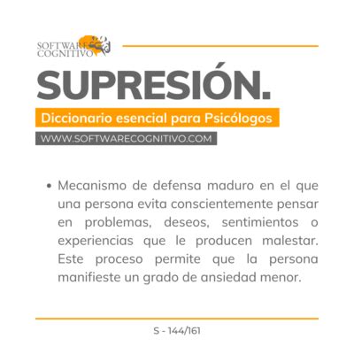 Qu Significa Supresi N Conadeip