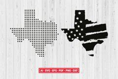 Texas State Map SVG Cut File Cricut Clipart