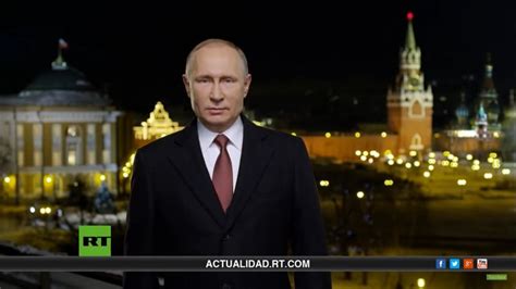 Mensaje íntegro de Vladímir Putin para recibir el Año Nuevo 2018