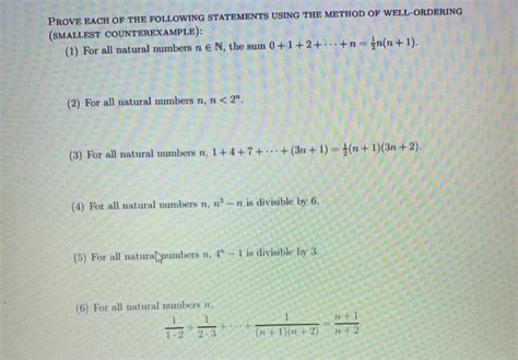 solved prove each of the following statements using the