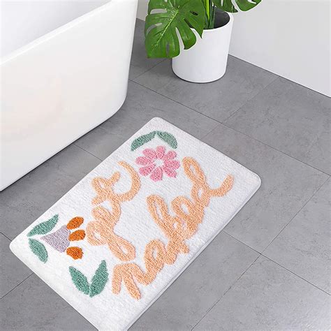 Funny Non Slip Washable Bathroom Rug Water Absorbent Get Naked Bath Mat