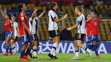 WM Viertelfinalticket gelöst U 17 mit Kantersieg gegen Chile DFB