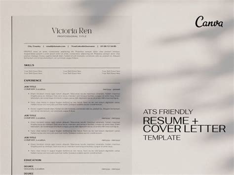 Are Canva Resume Templates Ats Friendly Get What You Need For Free