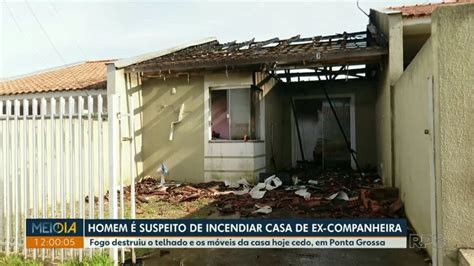 Homem suspeito de atear fogo na casa da ex companheira é preso em Ponta