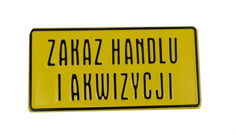 Tabliczka Zakaz Akwizycji Niska Cena Na Allegro Pl