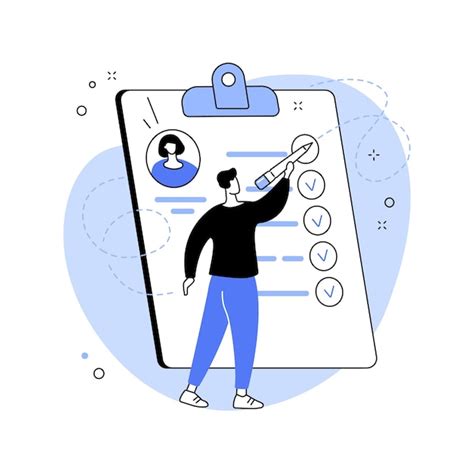 Premium Vector Employee Assessment Abstract Concept Vector Illustration