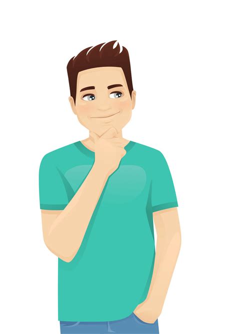 Detail Man Thinking Clipart Koleksi Nomer