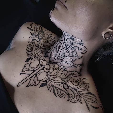 Update Throat Female Neck Tattoo Latest In Cdgdbentre