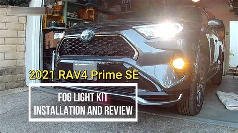 LED Fog Lights For 2019 2020 2021 Toyota RAV4 And Prime SE