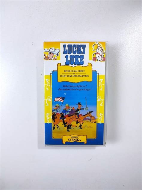 VHS Film Tecknat Lucky Luke Det 20 e Kavall Köp på Tradera